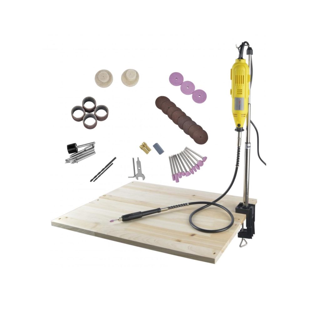 135W MINI MULTI TOOL ROTARY DRILL GRINDER SANDER POLISHER HOBBY CRAFT ...